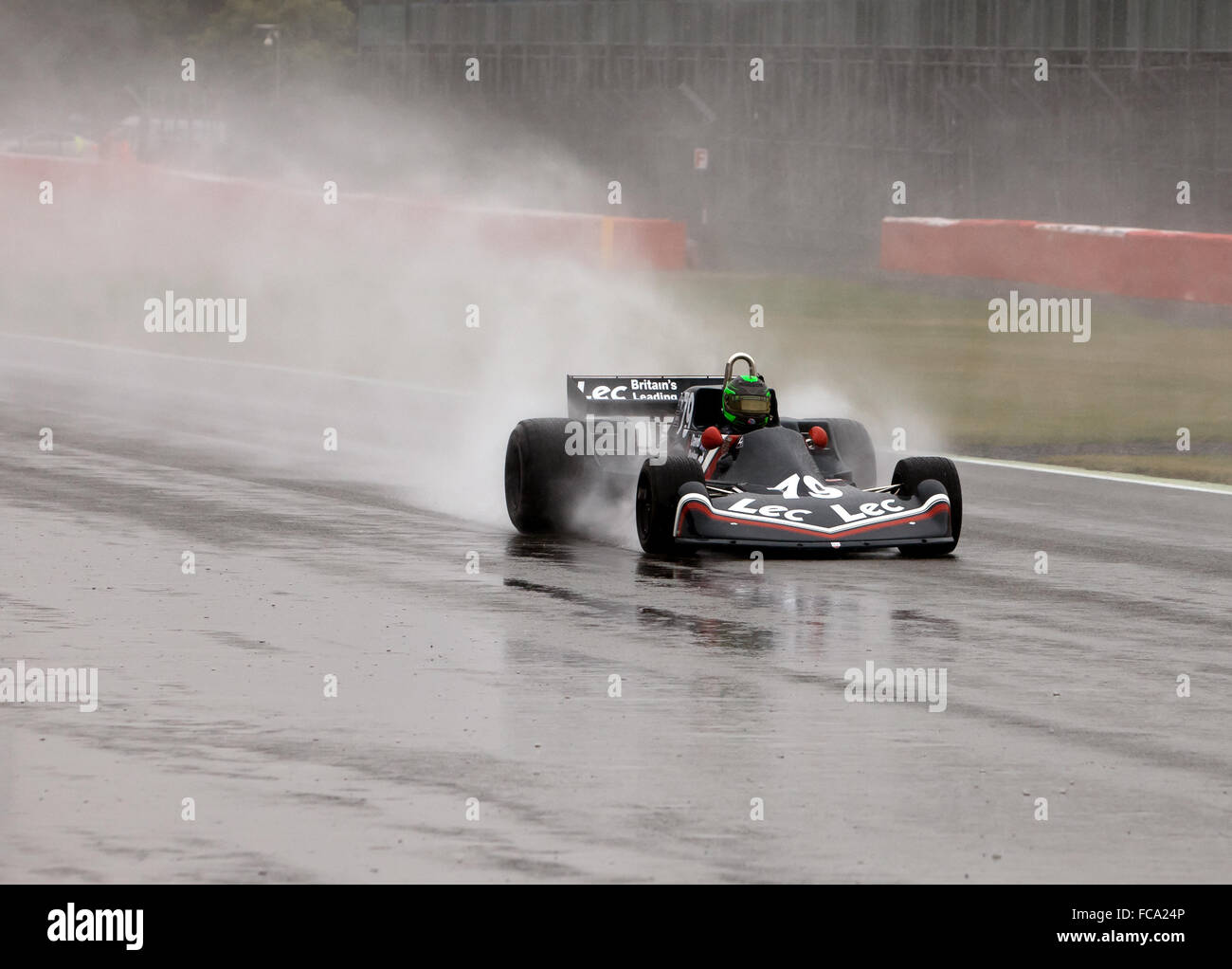 A 1977, LEC CRP1 Formula One Car, Qualifying in the rain, for the FIA ...