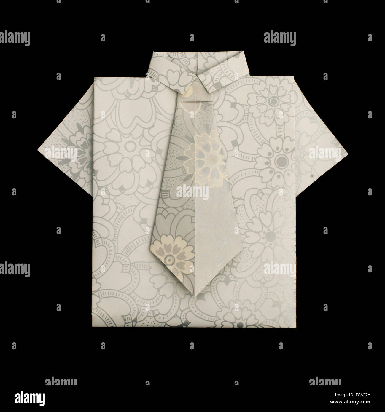 Isolated paper made shirt Stock Photo - Alamy