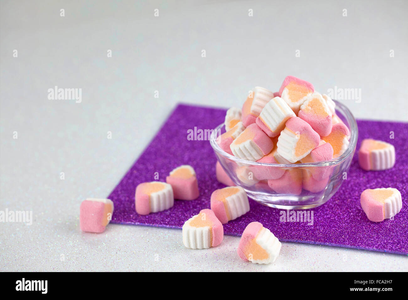 Colorful miniature marshmallows Stock Photo - Alamy