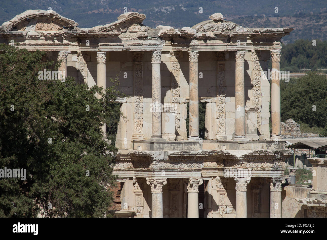 The Celsus Library Stock Photo - Alamy