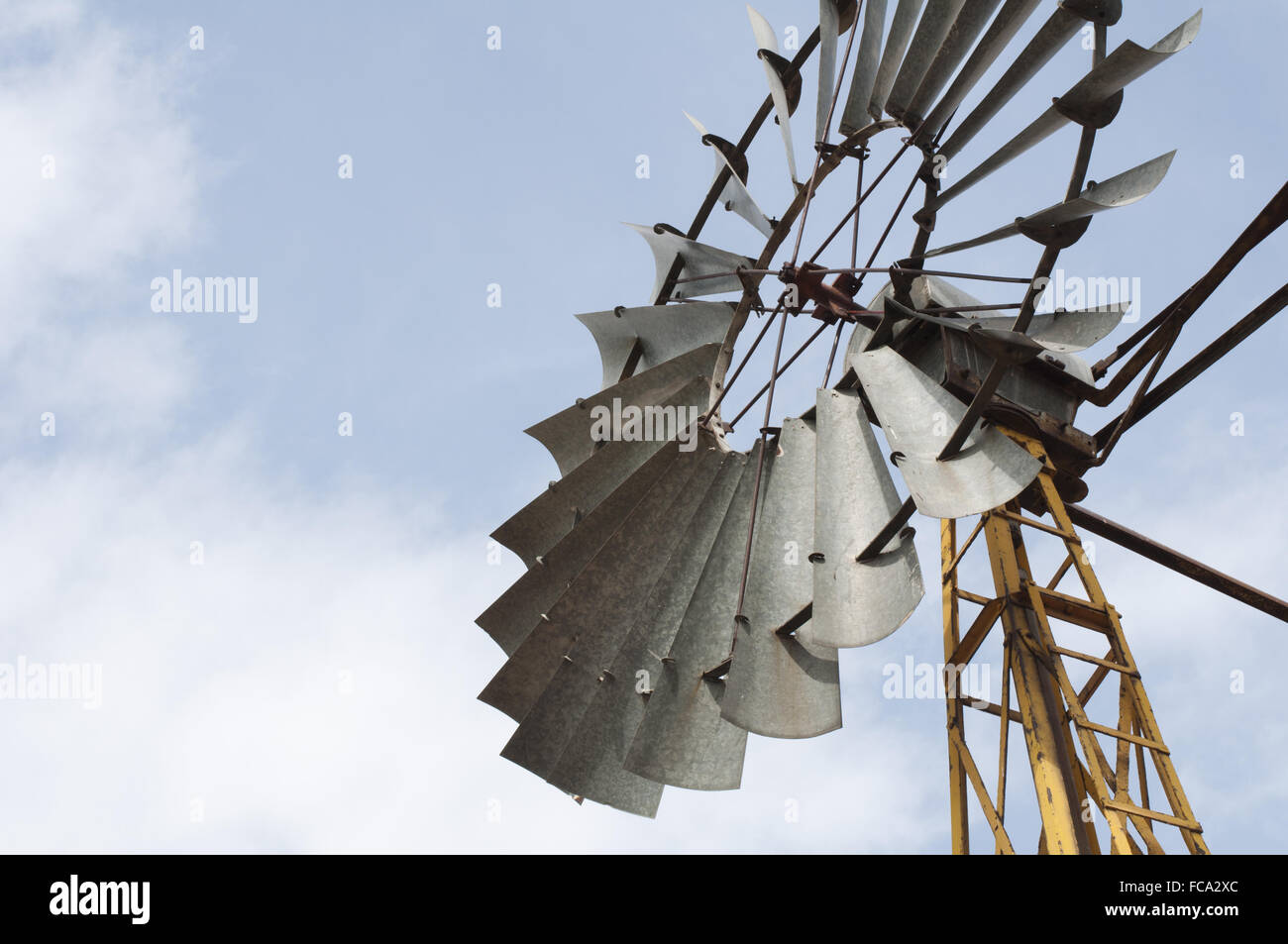 Old windmill with rusty wheel hi-res stock photography and images - Alamy
