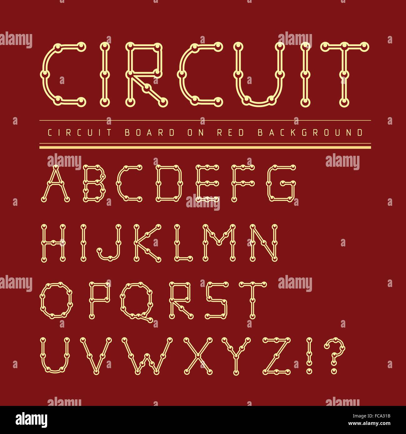 Computer Circuit Boards Stock Vector Images Alamy