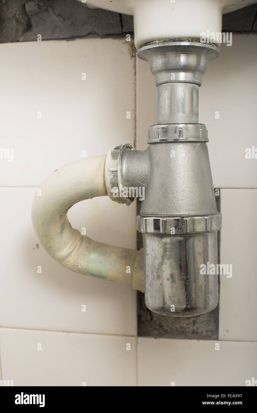 Pipes sink hi-res stock photography and images - Alamy