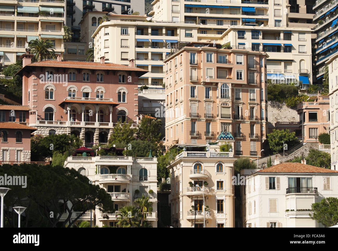 Buildings in Monaco Stock Photo - Alamy