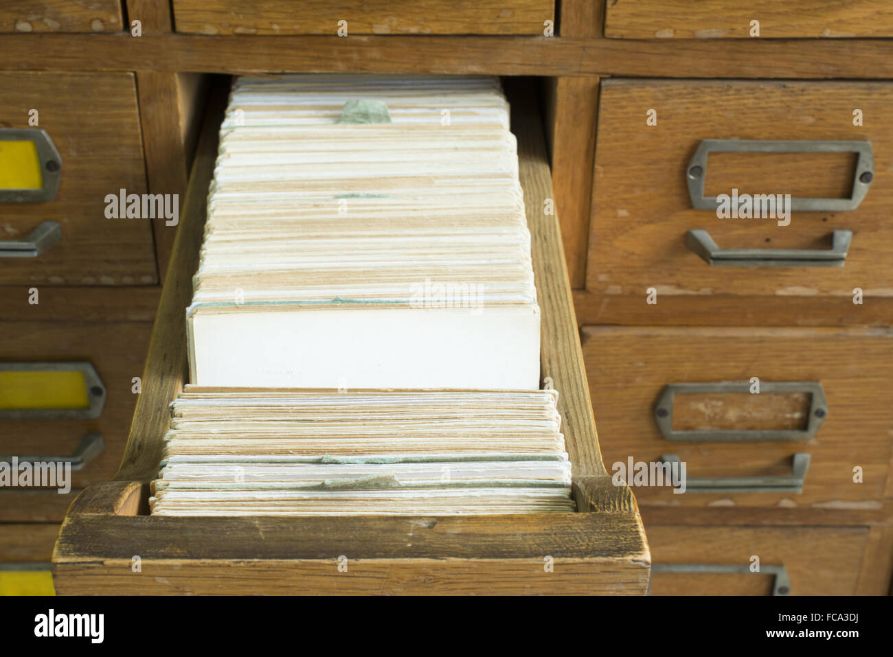 Old archive with drawers Stock Photo - Alamy