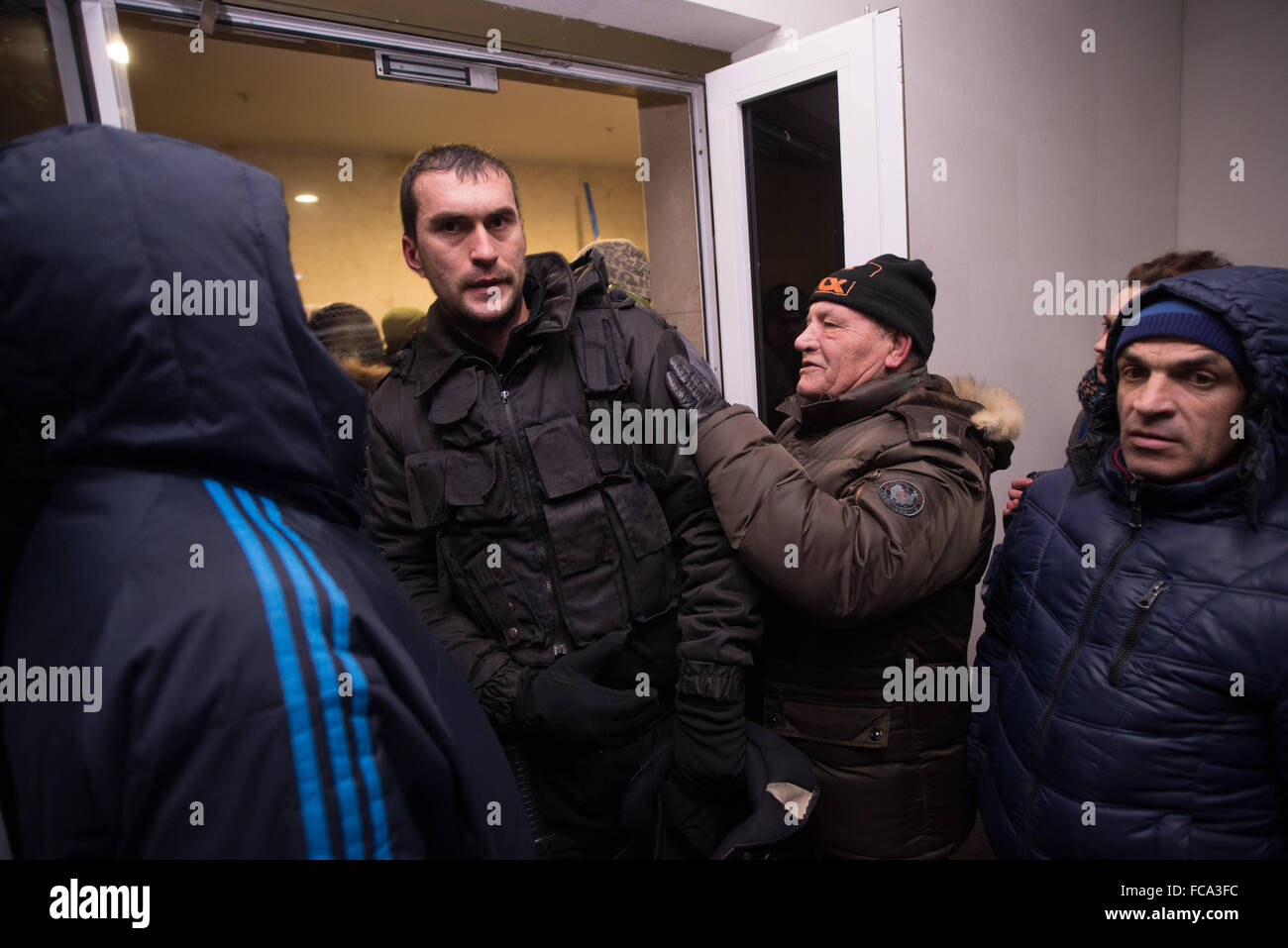 Police man were bitted and escorted outside parliament building in ...