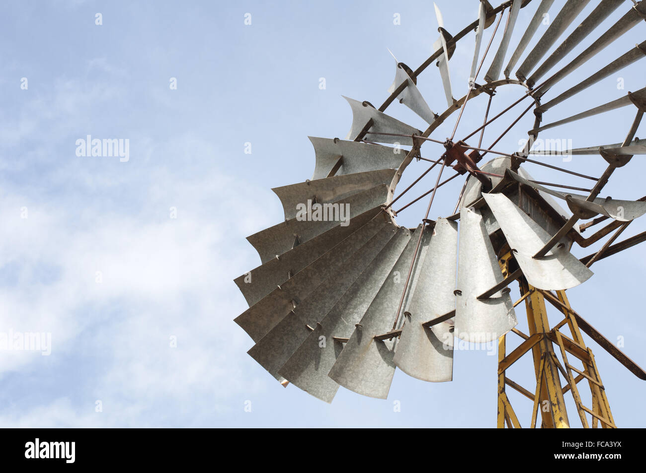 Old windmill with rusty wheel hi-res stock photography and images - Alamy