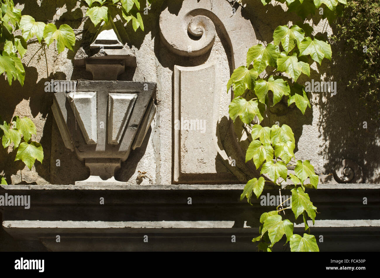 Ancient wall with ornaments Stock Photo - Alamy