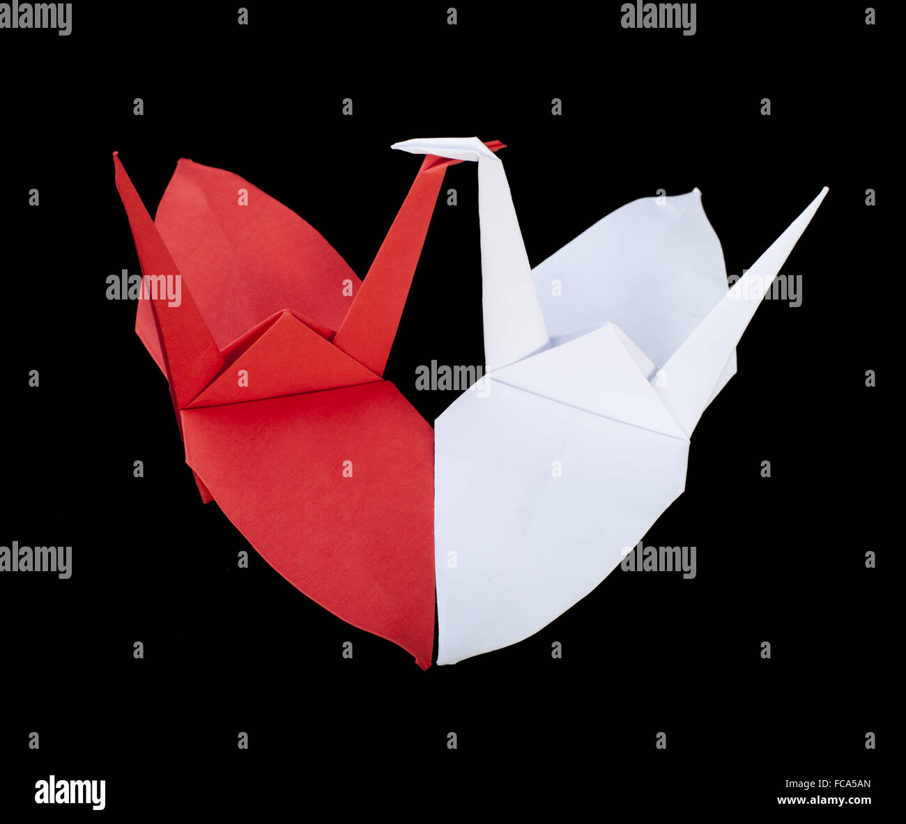 Two birds in love with heart shape Stock Photo - Alamy