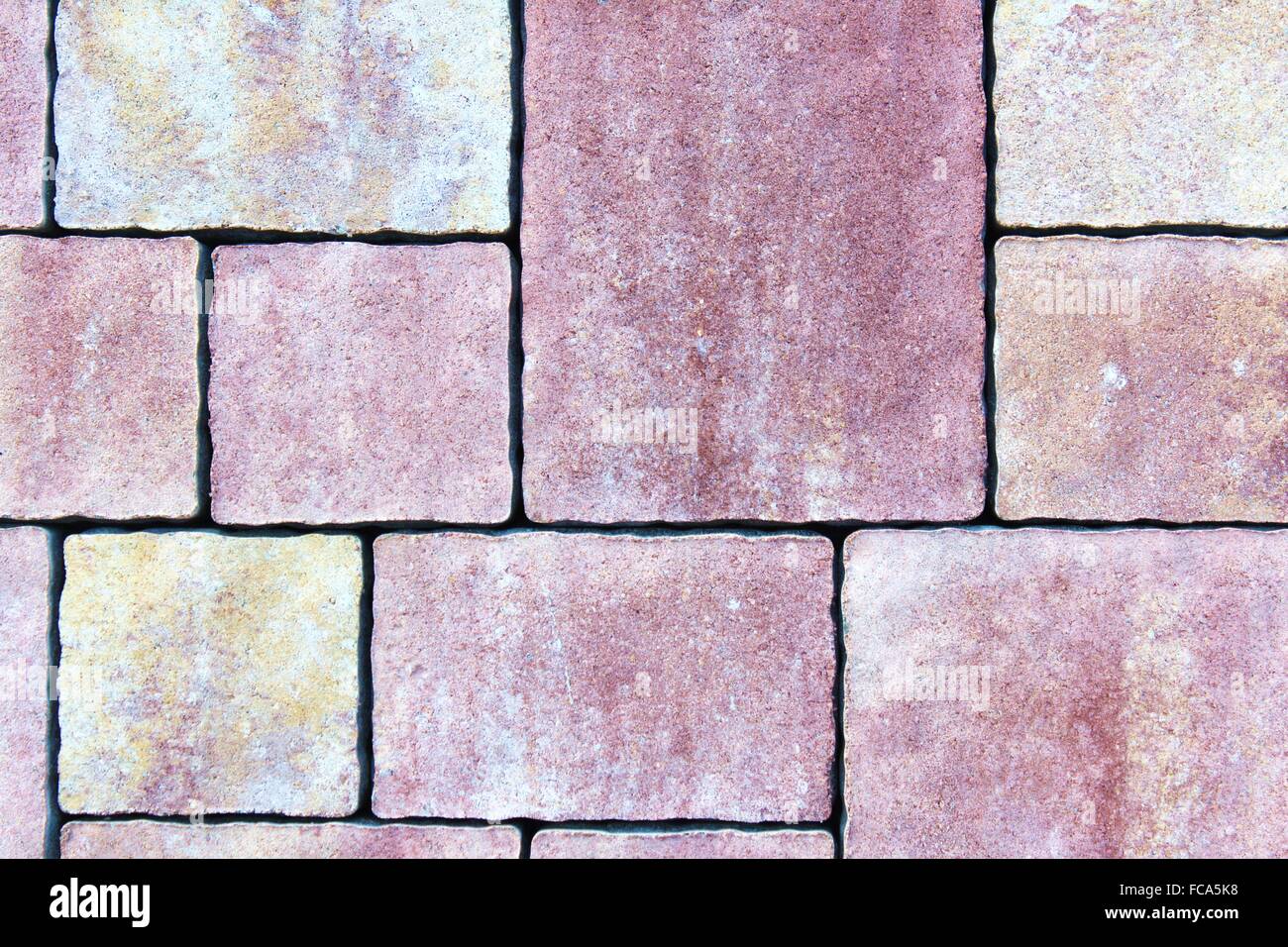 Cobbles out of concrete Stock Photo - Alamy