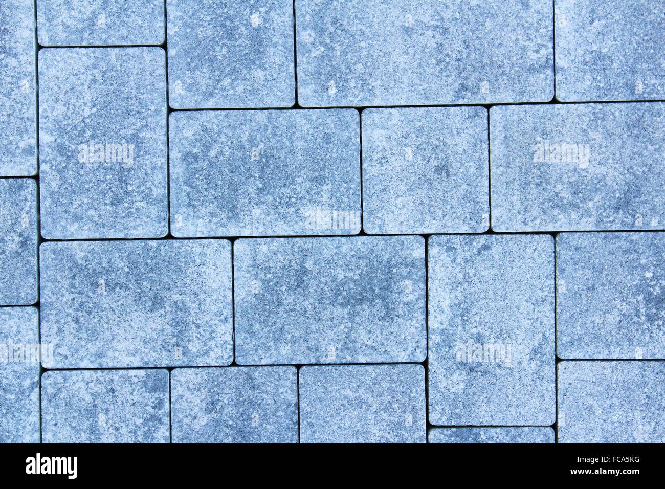 Cobbles out of concrete Stock Photo - Alamy