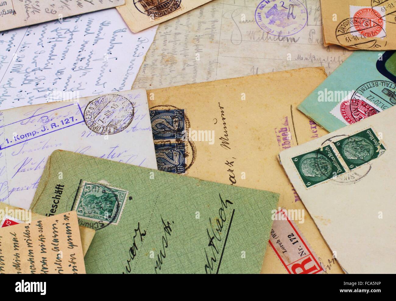 Schreiben old fashioned hi-res stock photography and images - Alamy