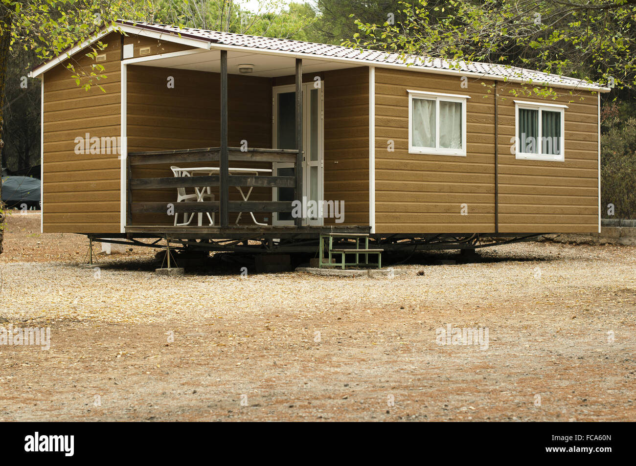 Static caravan veranda hi-res stock photography and images - Alamy