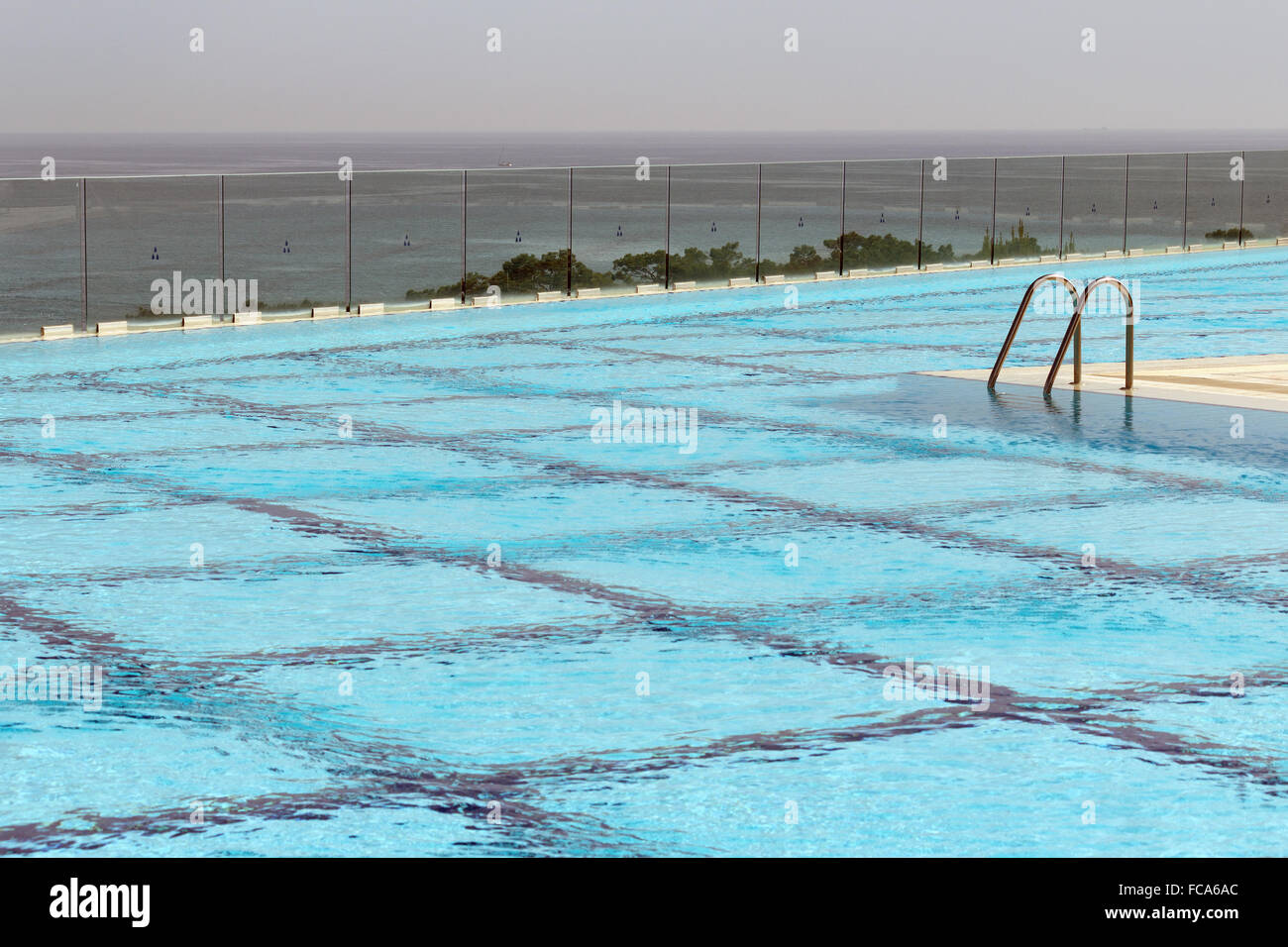 Pool with a view Stock Photo - Alamy