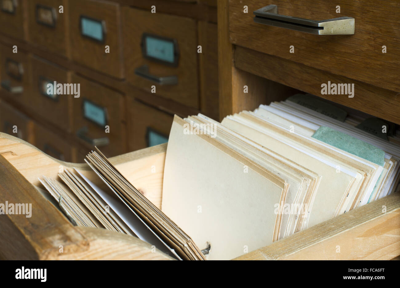 Old archive with drawers Stock Photo - Alamy