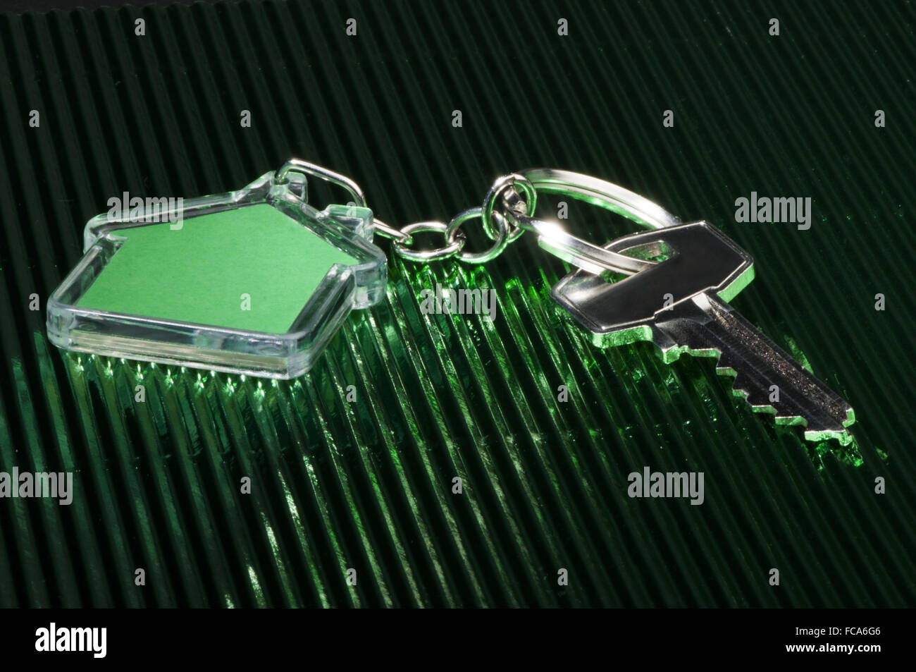 Keychain and key Stock Photo - Alamy