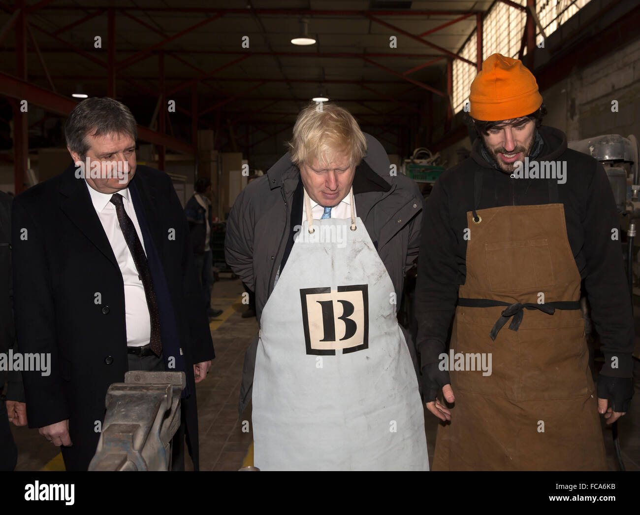 Edmonton, UK,21st January 2016, Doug Taylor, leader of Enfield Council ...