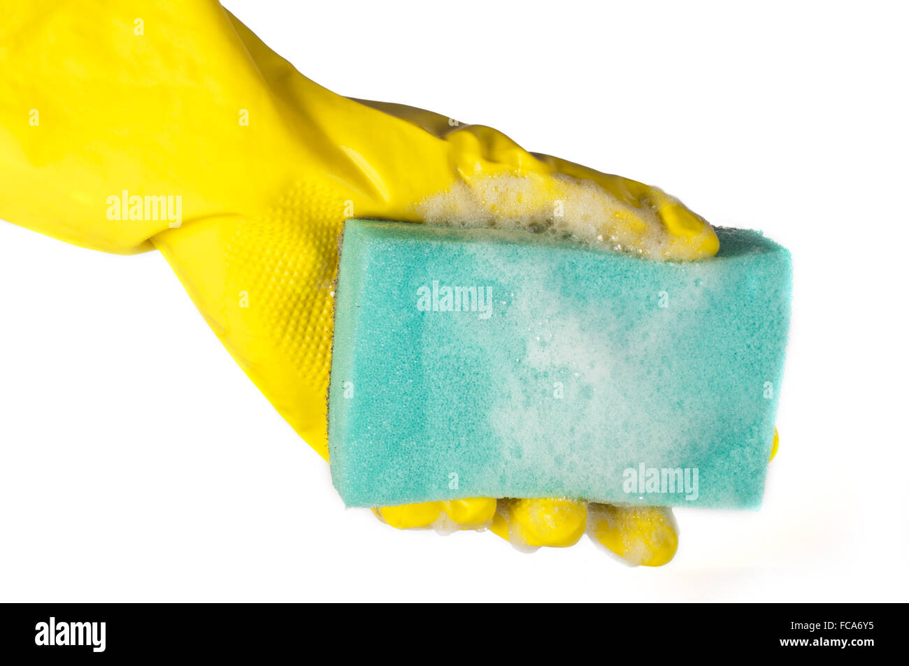 Sponge for washing dishes Stock Photo - Alamy