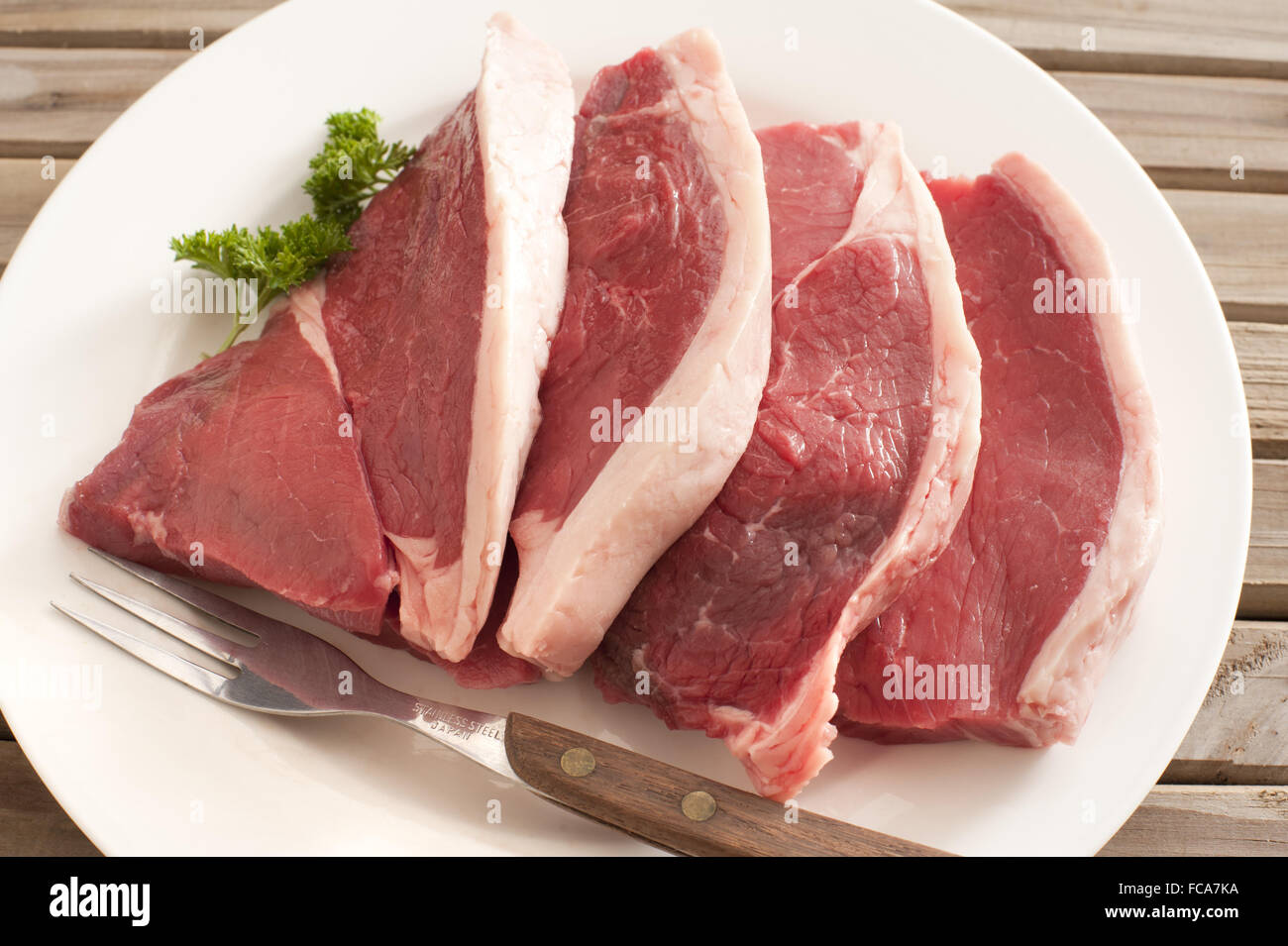 Beef steak plate hi-res stock photography and images - Alamy