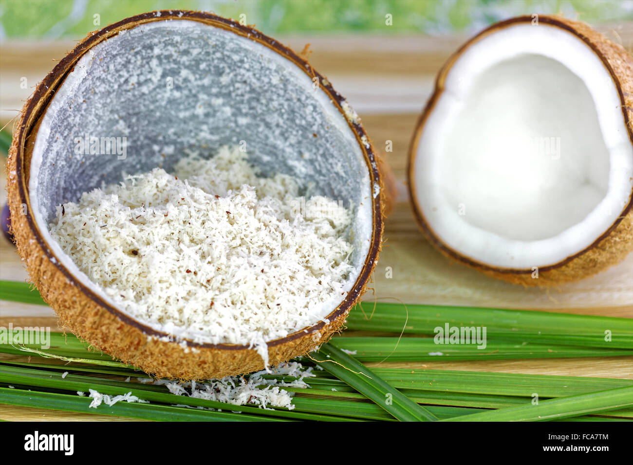 close up of a coconut Stock Photo - Alamy