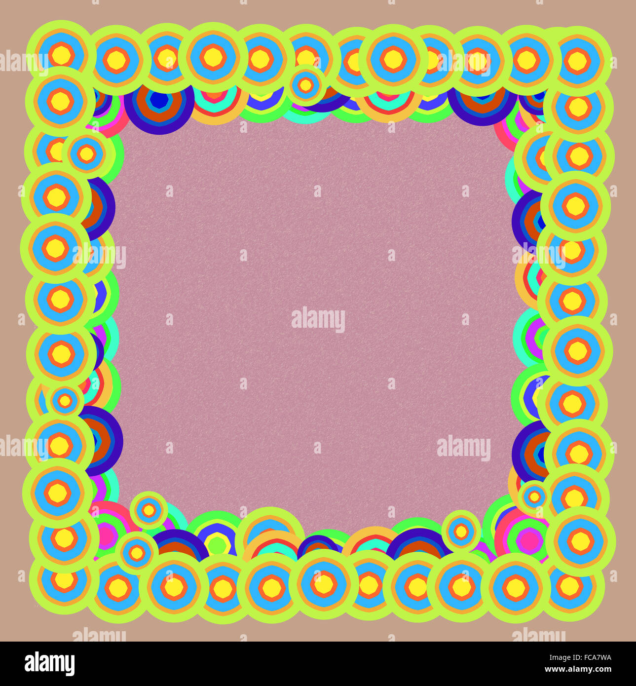 Vintage colorful circles background Stock Photo - Alamy