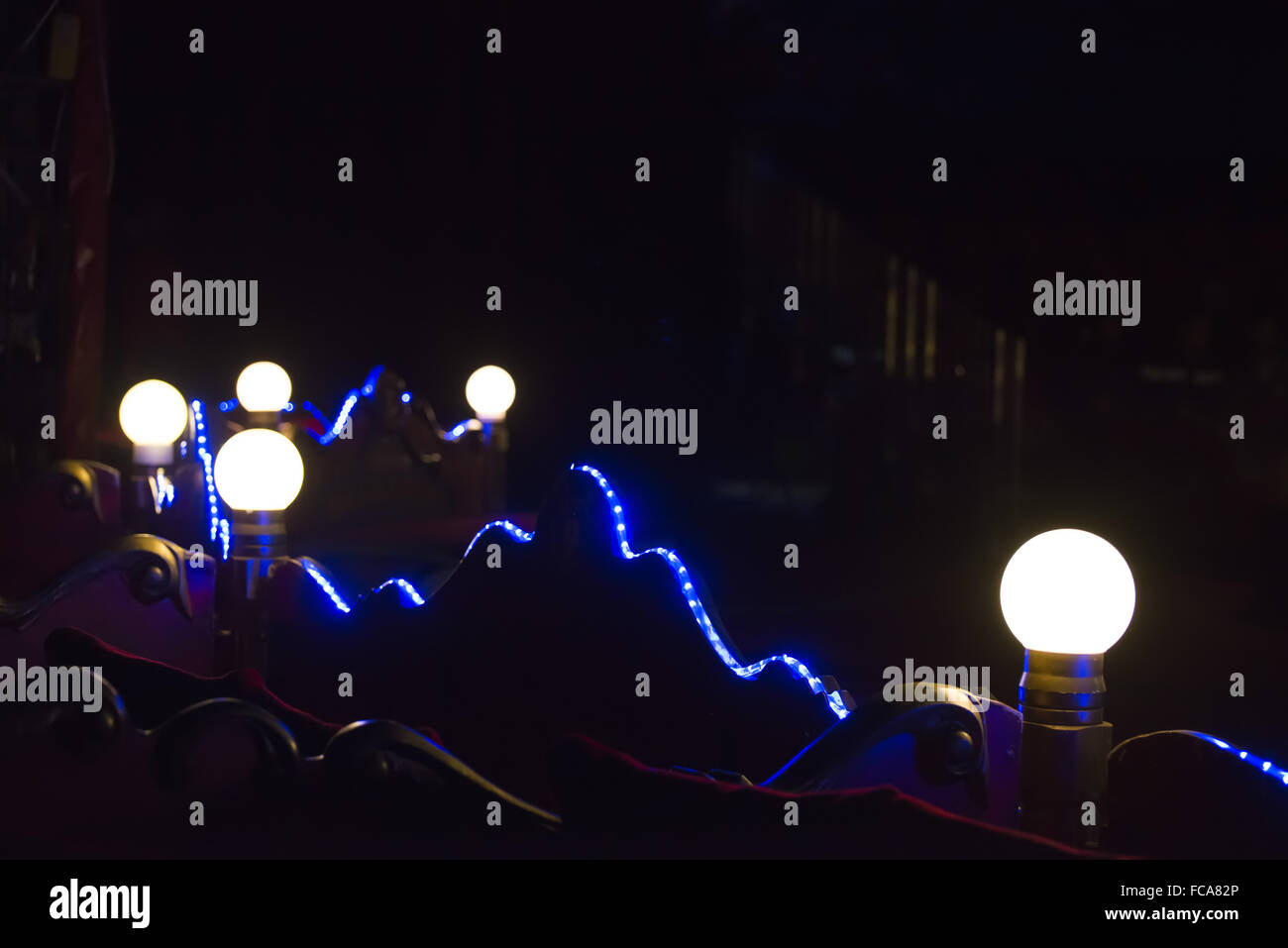 Lights in a circus Stock Photo - Alamy