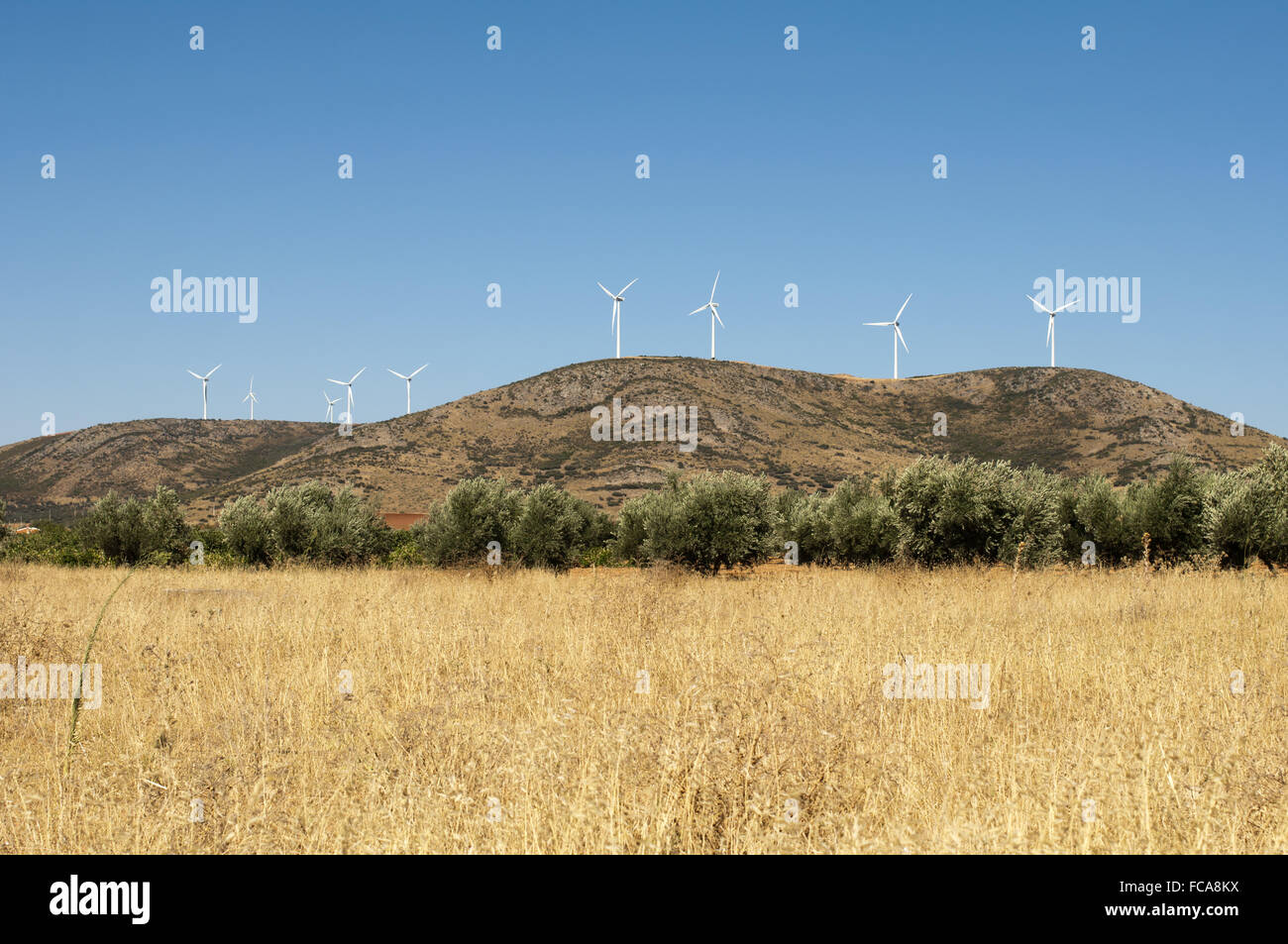 Mountain top wind farm hi-res stock photography and images - Alamy