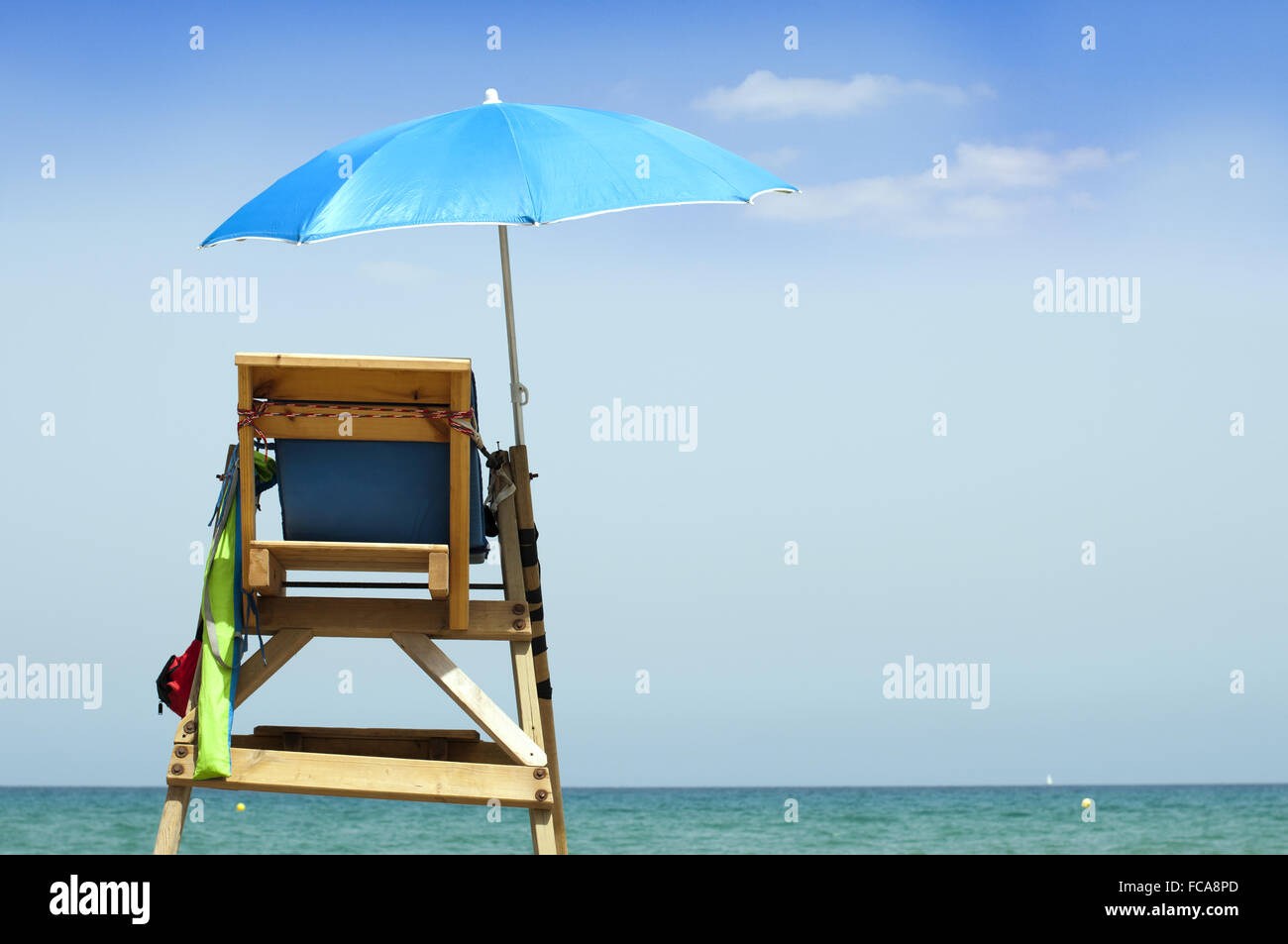 lifeguard off duty, tower observation Stock Photo - Alamy