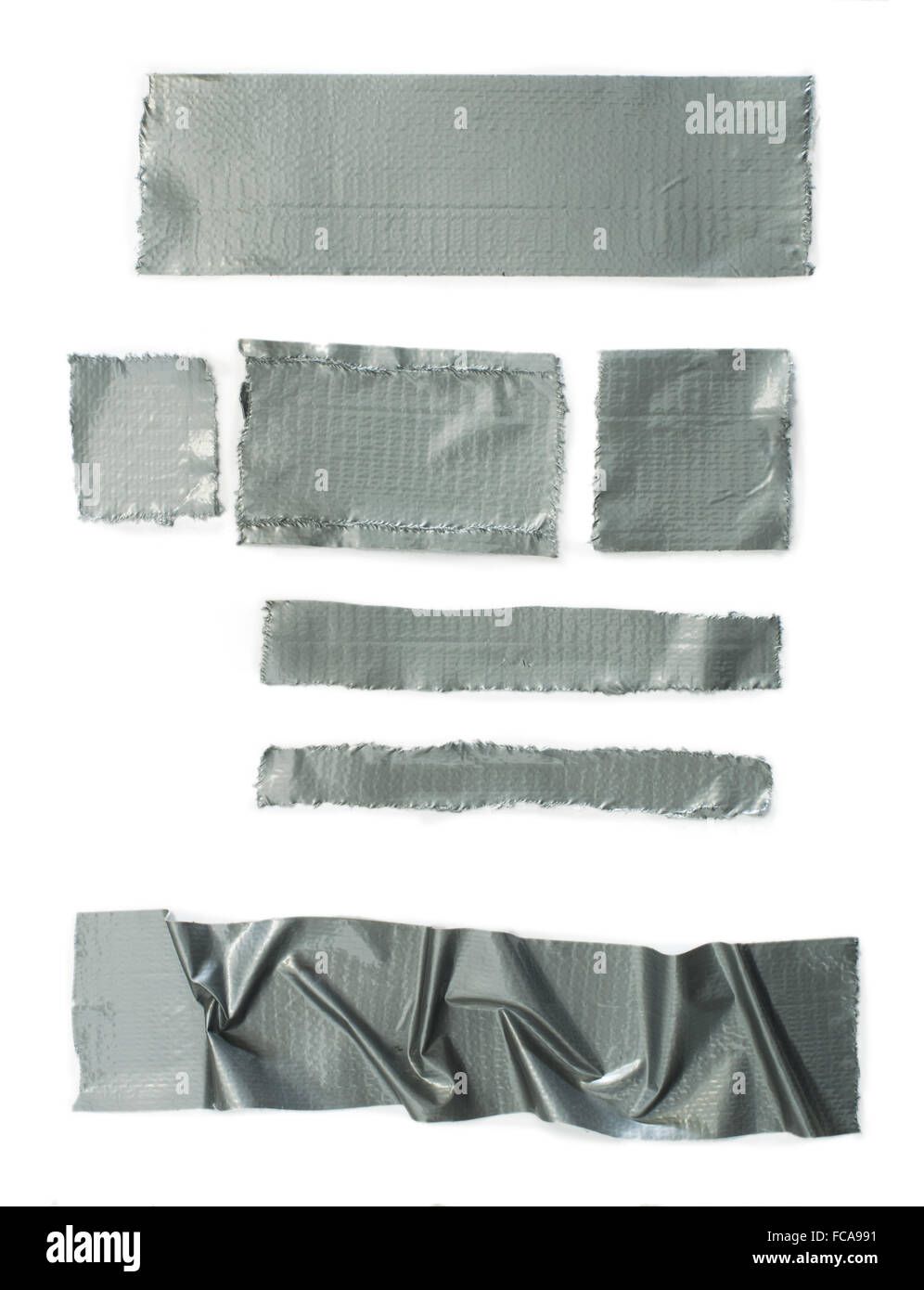 Set of torn masking Scotch tape Stock Photo - Alamy