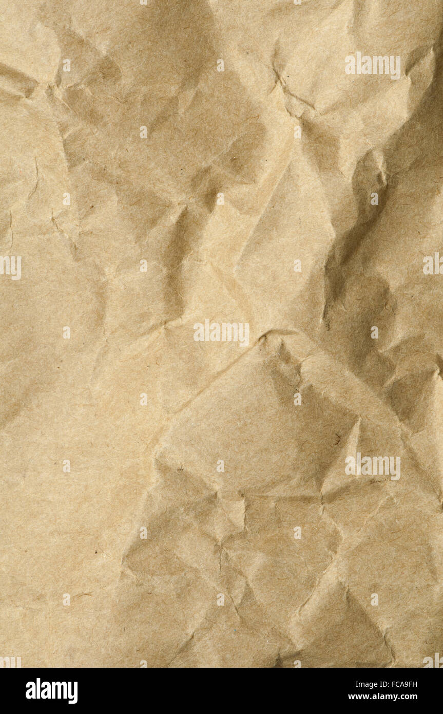 Crumpled paper texture Stock Photo - Alamy