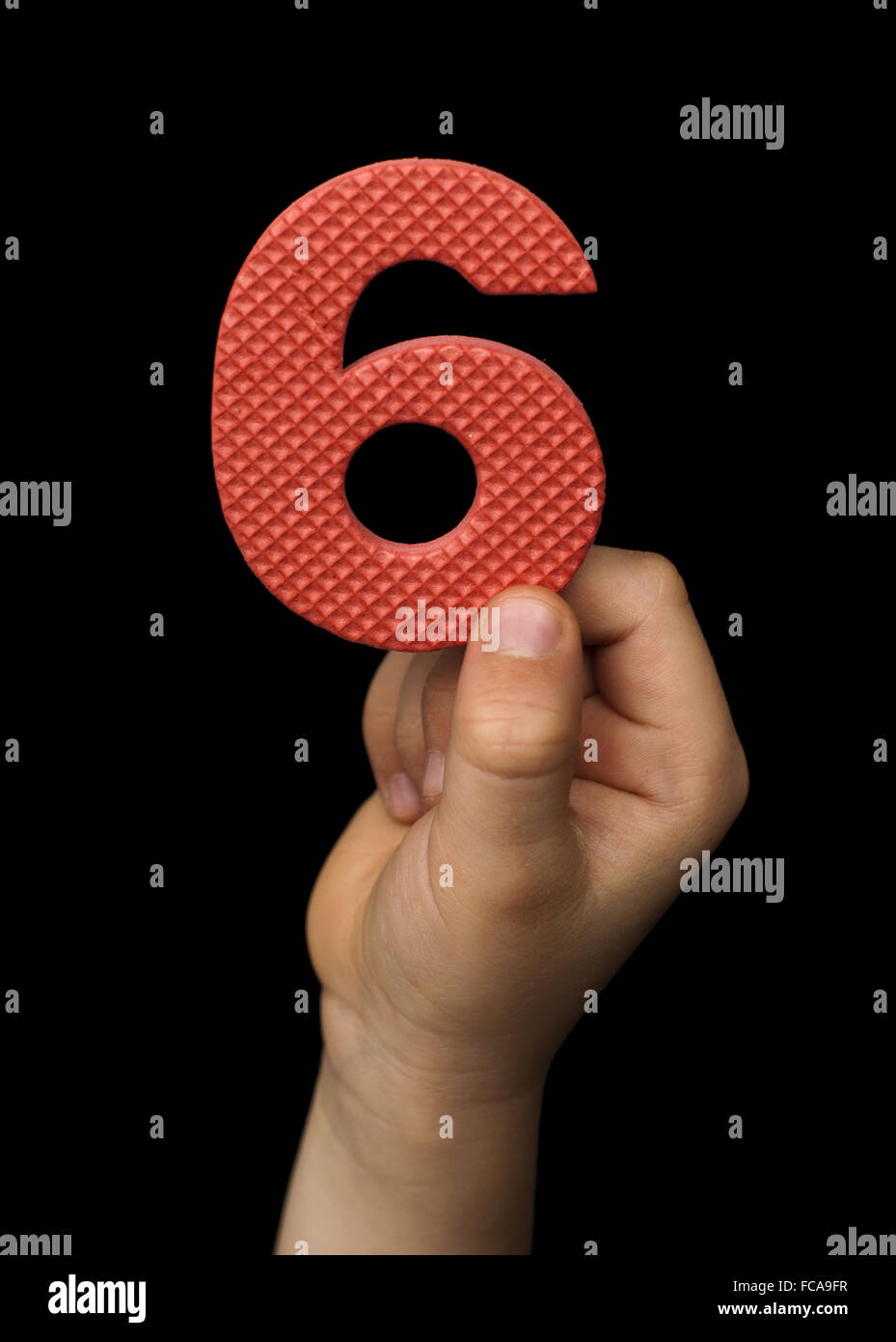 Hand sign of number six hi-res stock photography and images - Alamy