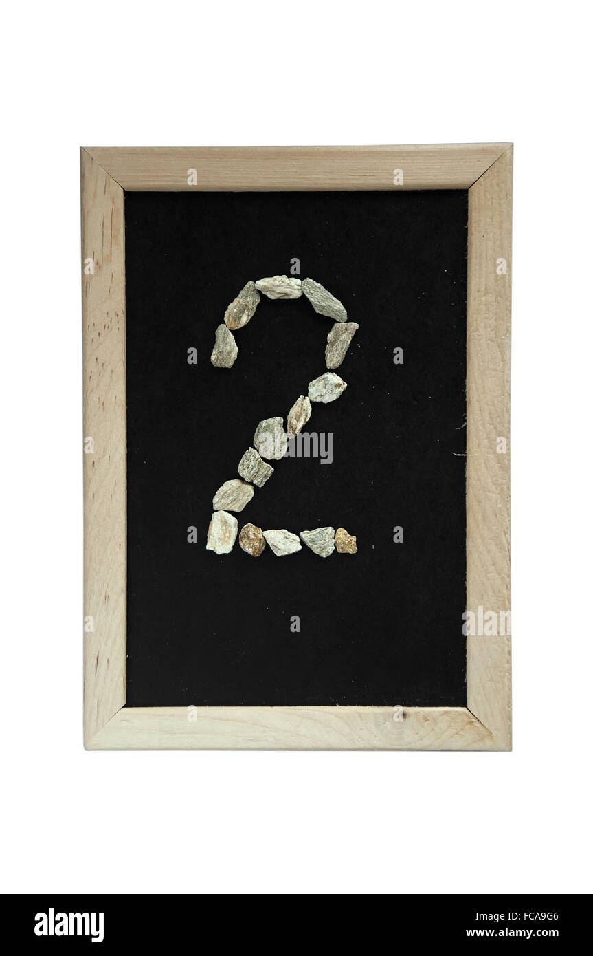 Rock stone background number two hi-res stock photography and images ...