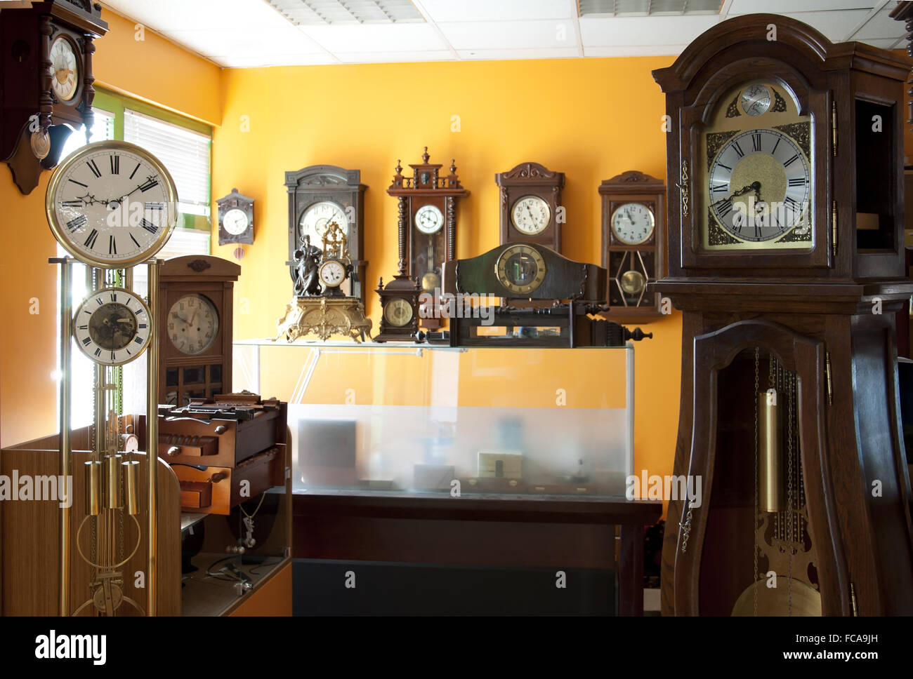 Old antique clocks Stock Photo - Alamy