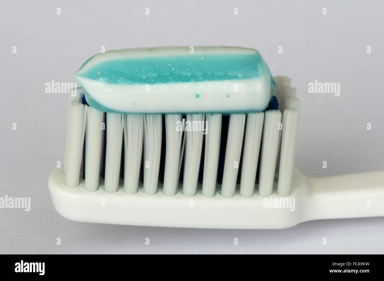 Toothbrush and toothpaste Stock Photo - Alamy