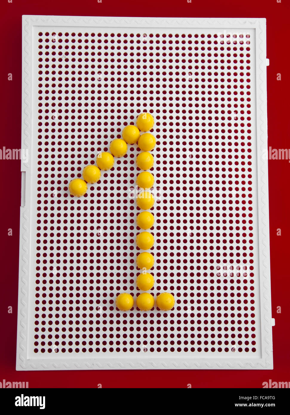 Mosaic symbol number one Stock Photo - Alamy