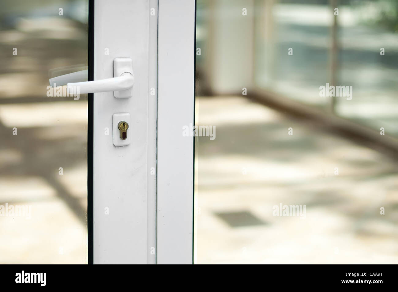 White door and windows Stock Photo - Alamy