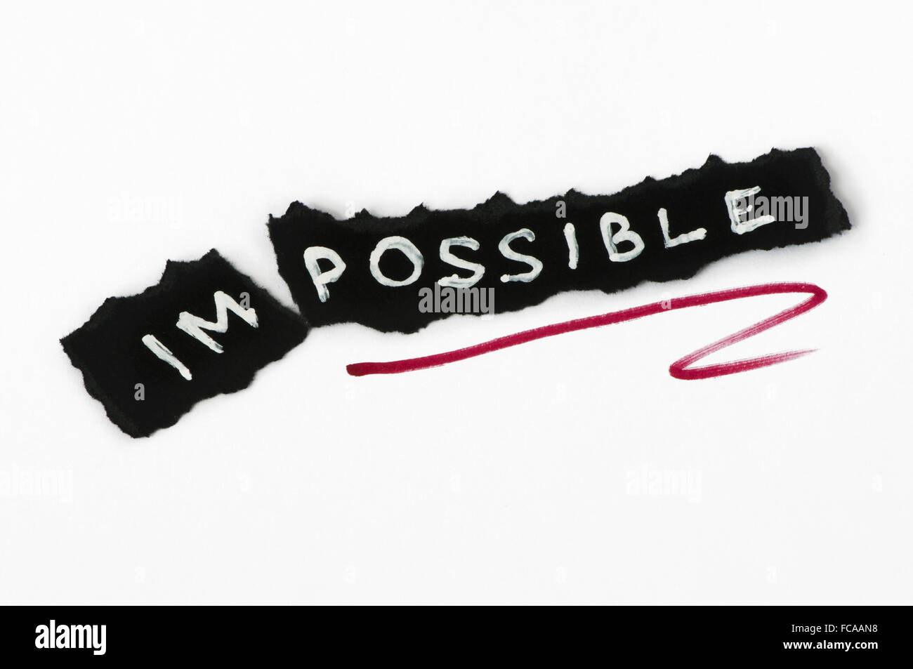 Possible text over black paper Stock Photo - Alamy