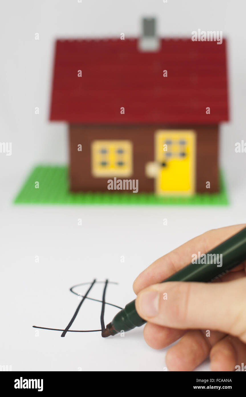 Hand write dollar symbol Stock Photo - Alamy