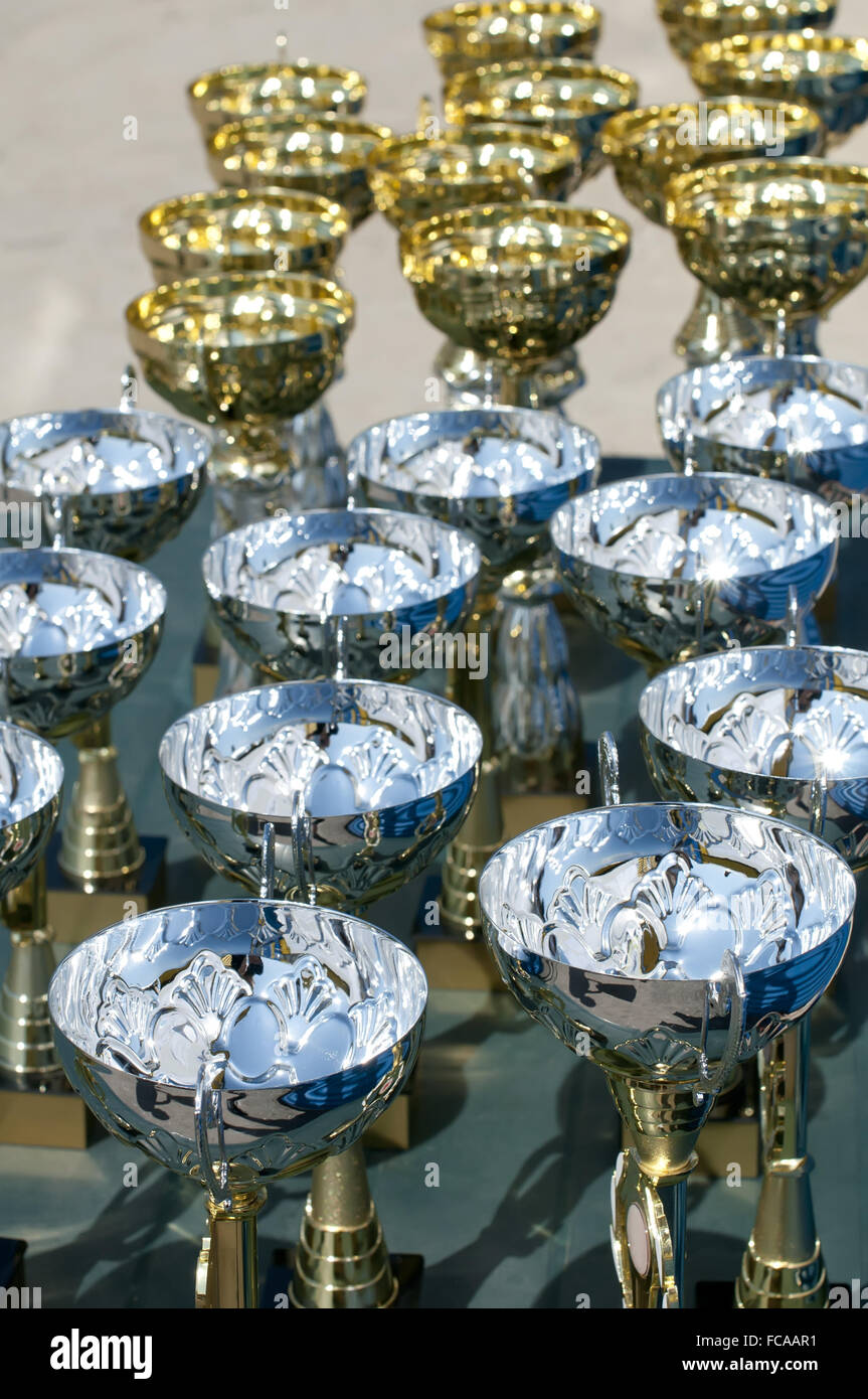 Championship cups hi-res stock photography and images - Alamy