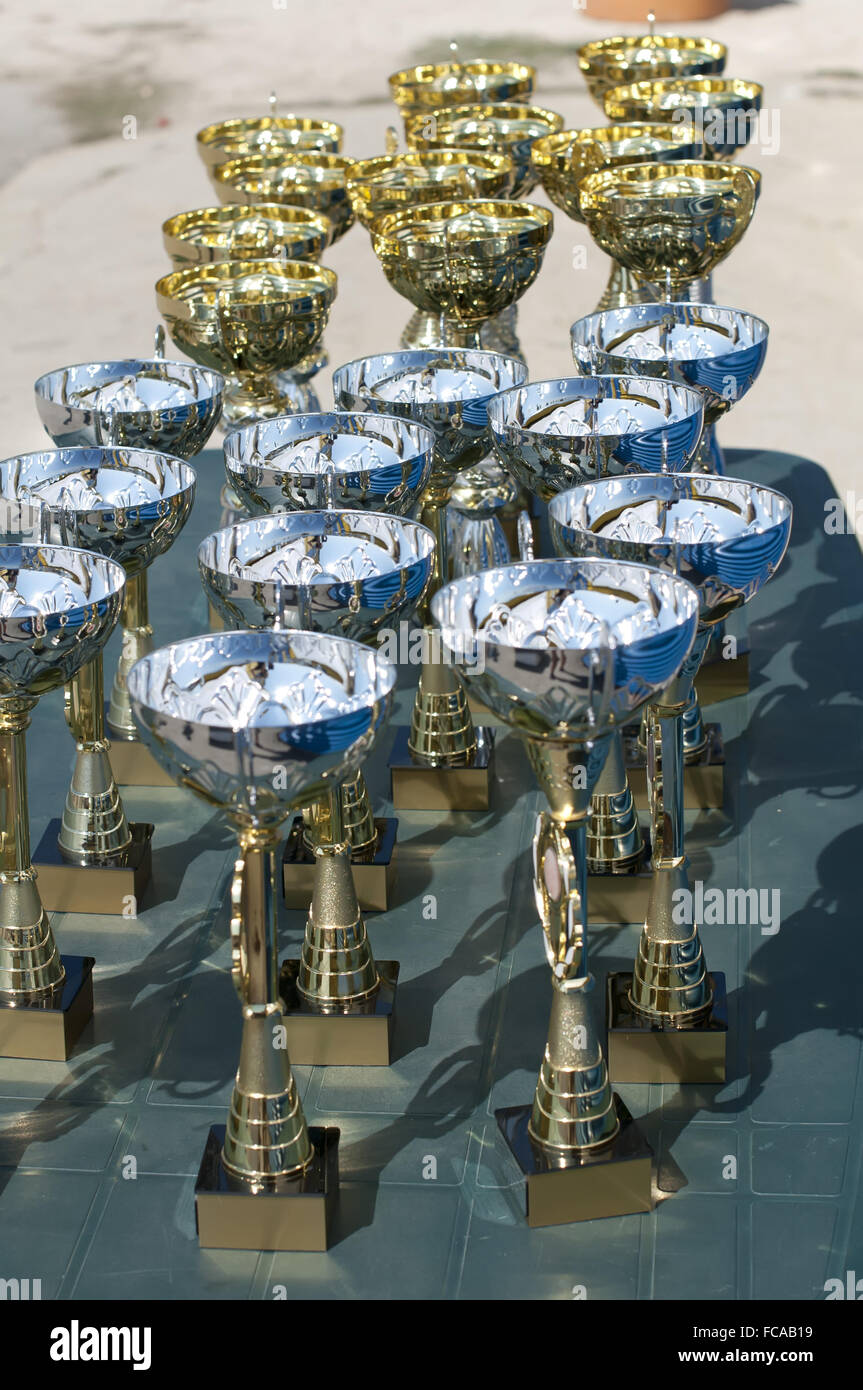 Championship cups hi-res stock photography and images - Alamy
