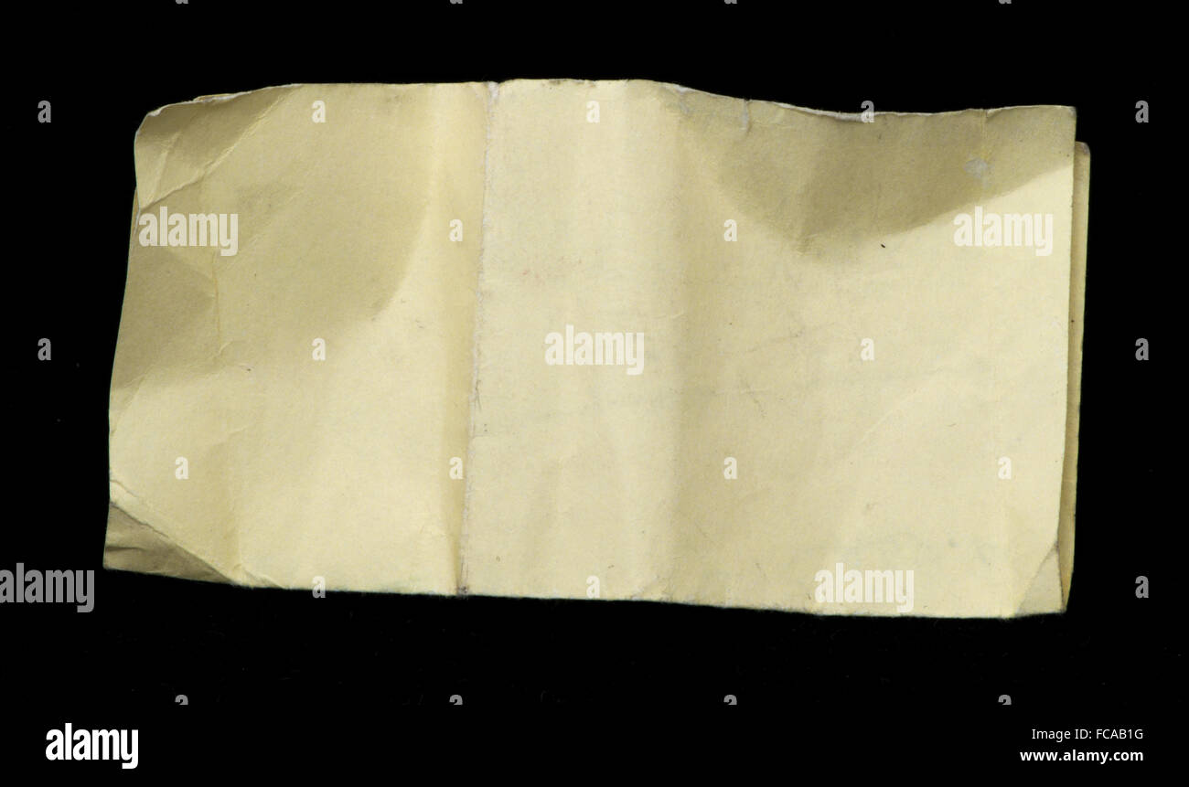 Blank sheet of paper Stock Photo - Alamy