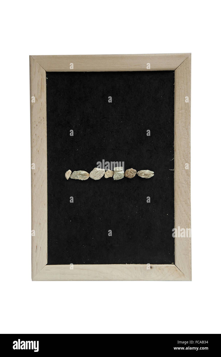 Minus stone made Stock Photo - Alamy