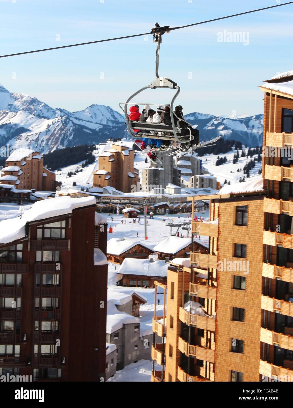 Chairlift panorama hi-res stock photography and images - Alamy