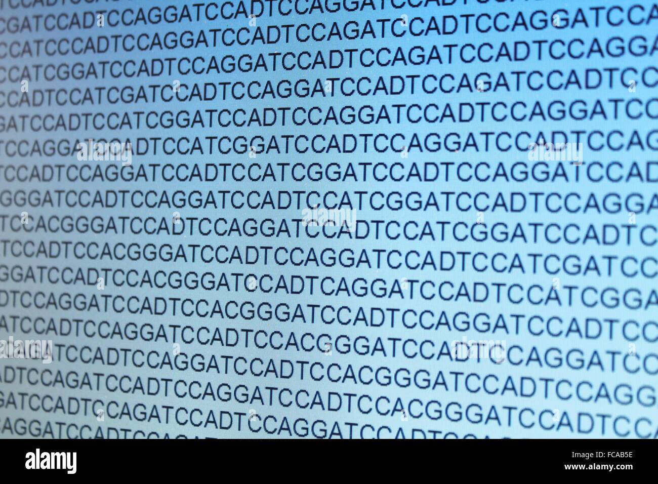 Gene sequence monitor hi-res stock photography and images - Alamy