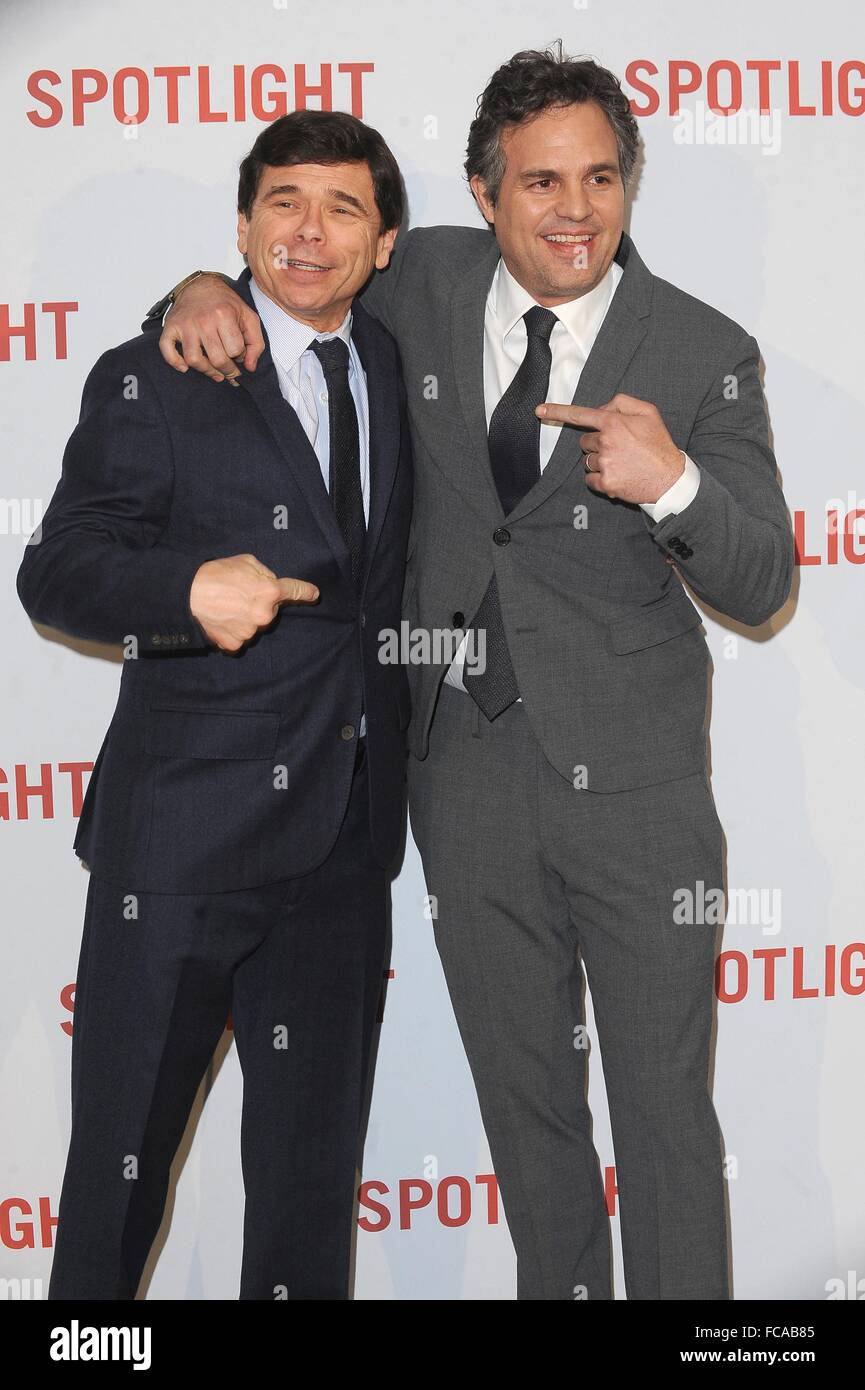 London.UK. Mike Rezendes and Mark Ruffalo at the UK Premiere of ...