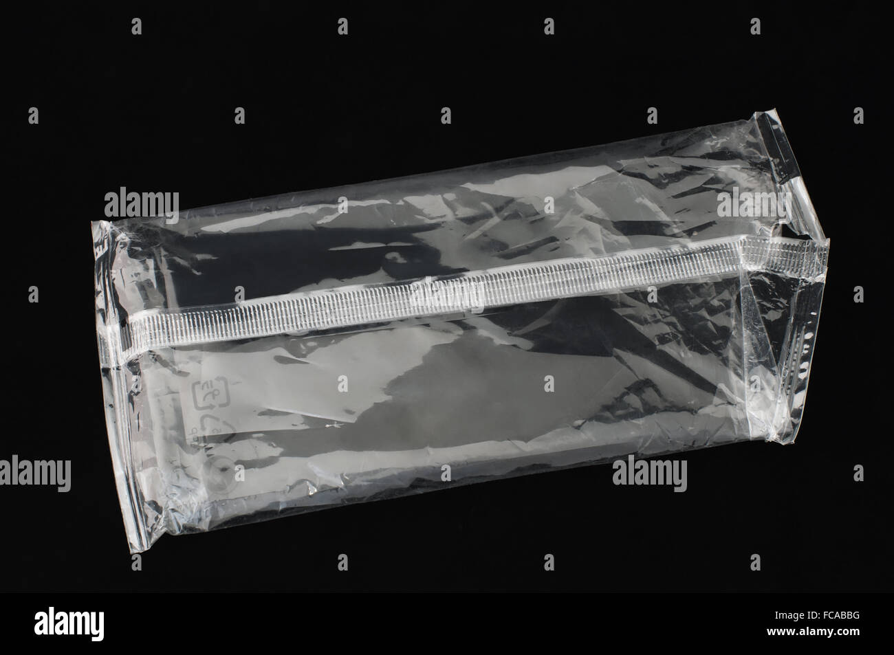 Transparent envelope packaging Stock Photo - Alamy