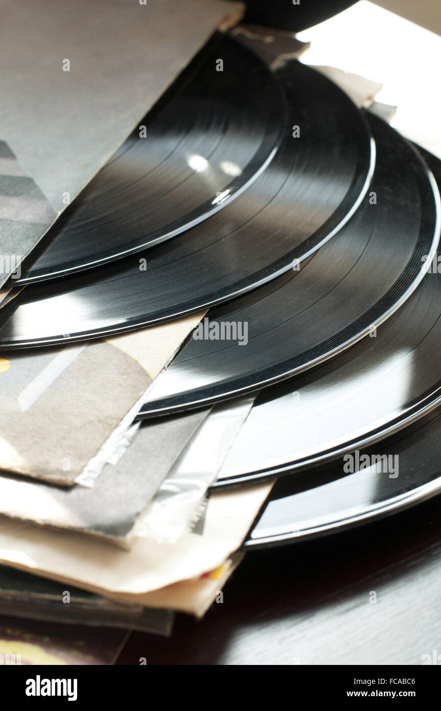 LPs and covers Stock Photo - Alamy