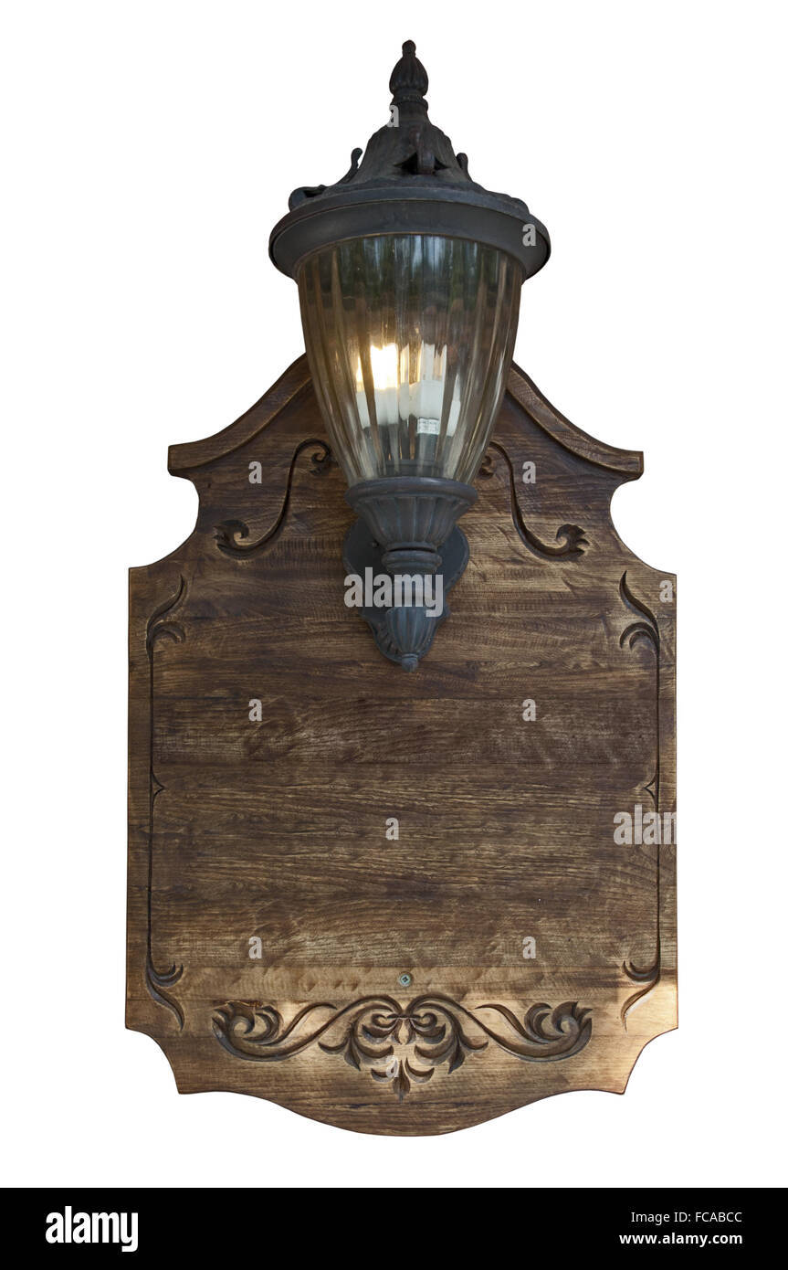 Old wood notice board Stock Photo - Alamy