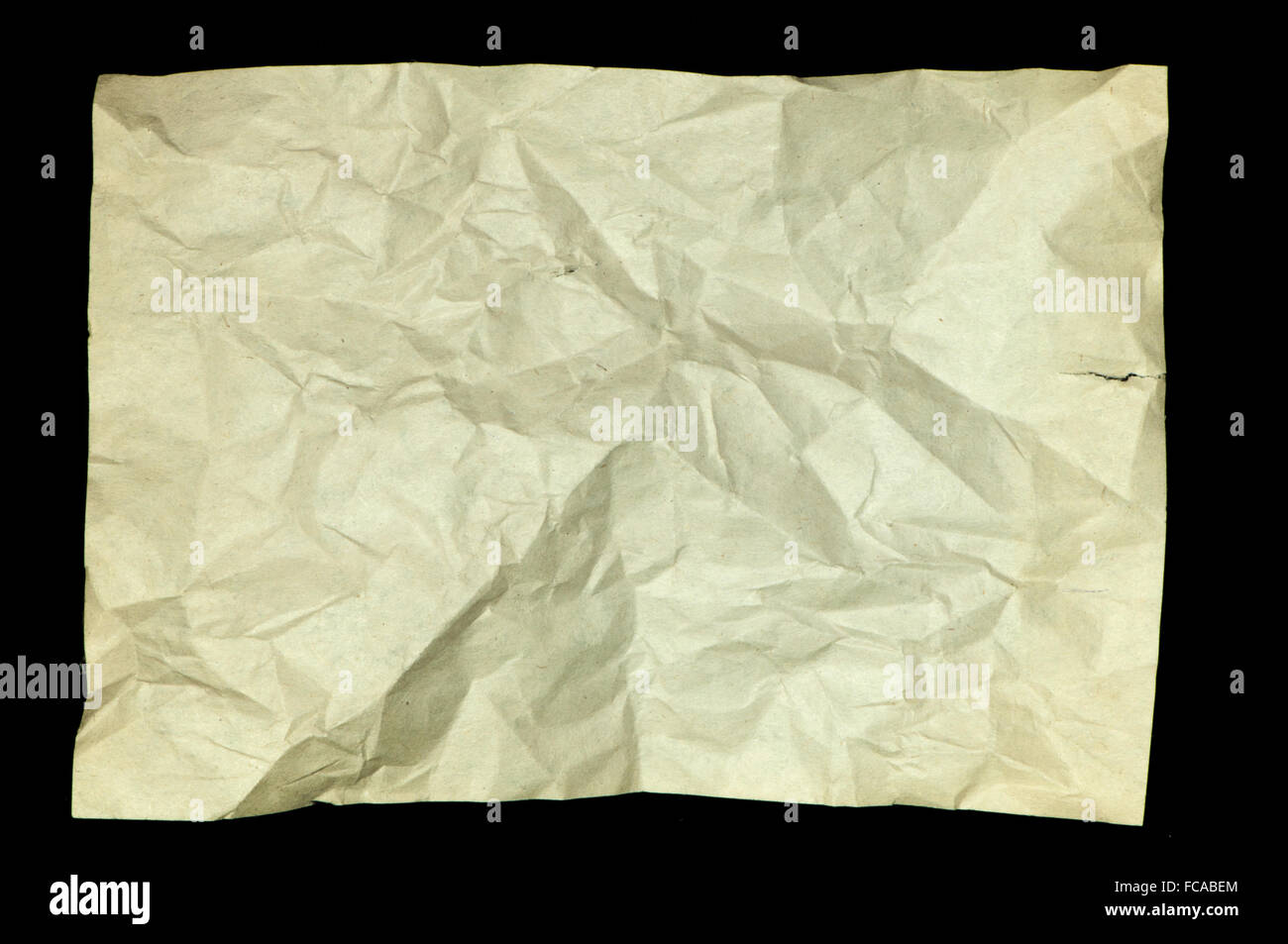 Old crumpled paper Stock Photo - Alamy