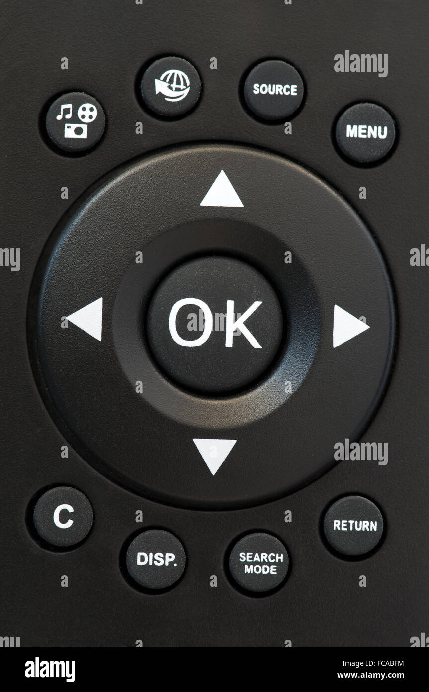 Television remote control buttons Stock Photo - Alamy